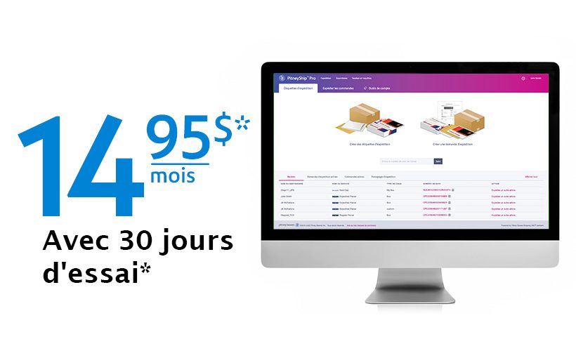 PitneyShip® Pro shipping software single user subscription