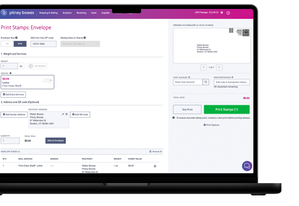 PitneyShip dashboard