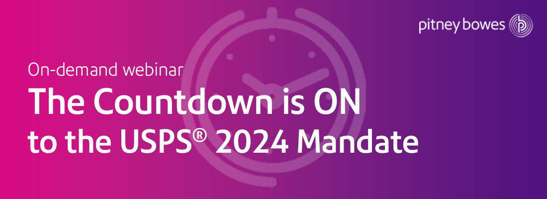 [On-demand webinar] Countdown to the USPS 2024 Mandate