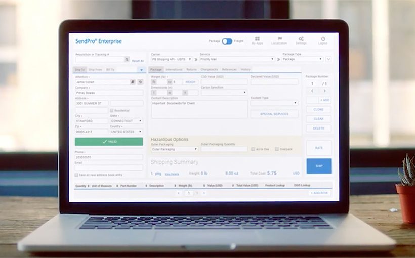 Multi-Carrier Shipping Software | SendPro Enterprise | Pitney Bowes