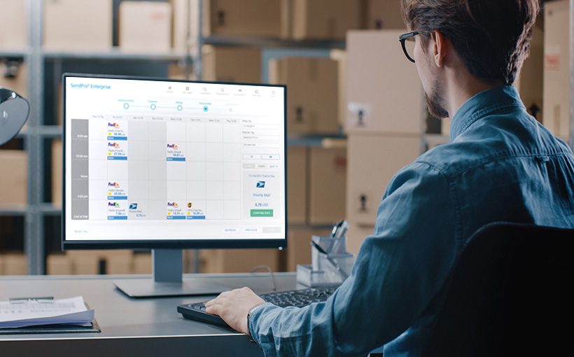 SendPro Enterprise multicarrier shipping software | Pitney Bowes